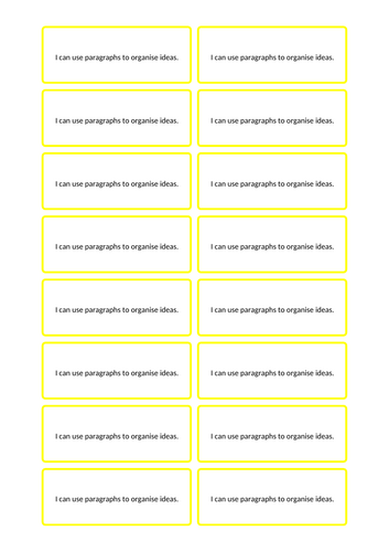 KS2 English Writing Framework Moderation Aid - Pupil label templates ...