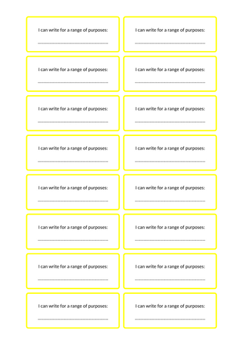 KS2 English Writing Framework Moderation Aid - Pupil label templates ...
