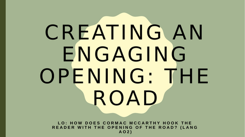 Creative Writing: The Road | Teaching Resources