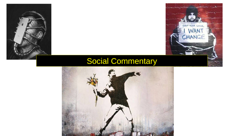 Social Commentary Mini-unit | Teaching Resources