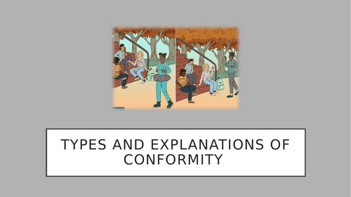 AQA AS Psychology: Social influence: Types and explanations of ...