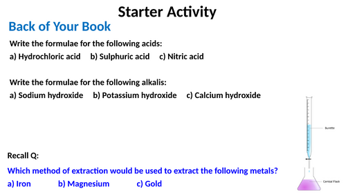 Titration Calculations - Complete Lesson with Worked Examples | Teaching Resources