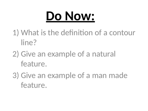 Fantastic Places, Lesson 5 - Contours | Teaching Resources