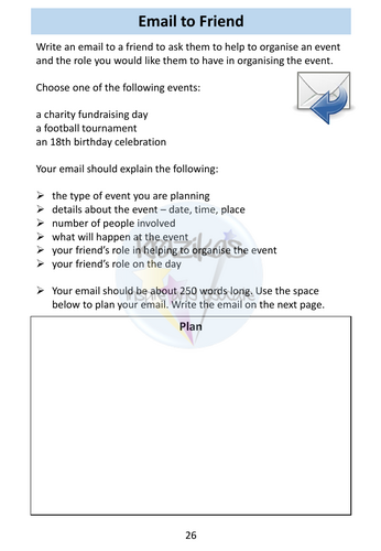 English Functional Skills - Level 1 - Writing Workbook | Teaching Resources