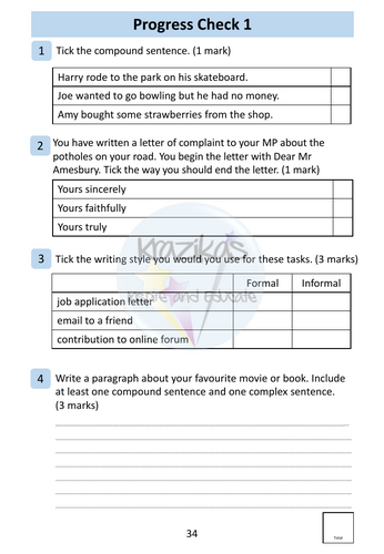 English Functional Skills - Level 1 - Writing Workbook | Teaching Resources