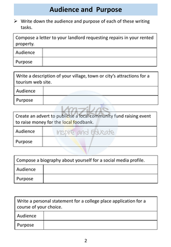 English Functional Skills - Level 1 - Writing Workbook | Teaching Resources