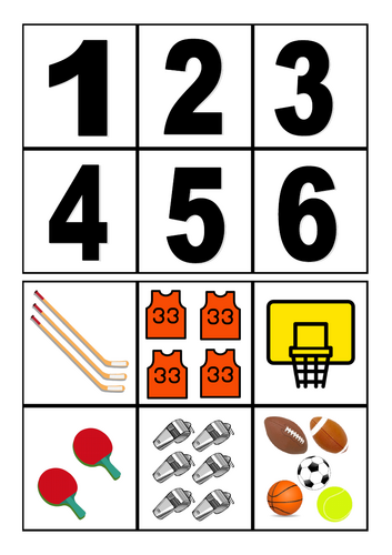 Sports Counting Activity for EYFS and KS1 | Teaching Resources