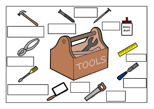 Let's Label the Tools with Symbols | Teaching Resources