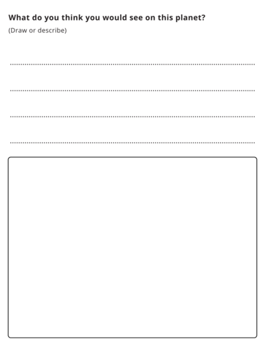 my favorite planet worksheet - solar system activities for kindergarten ...