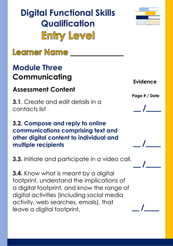 Digital Functional Skills - Module 3 - Communicating - Unit 3.2 ...