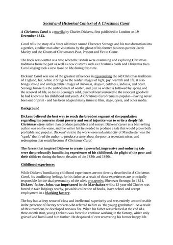 Full A Christmas Carol scheme of work | Teaching Resources