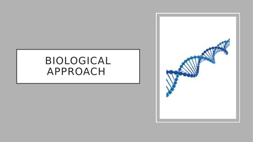 AQA AS Psychology: Approaches: Biological approach | Teaching Resources