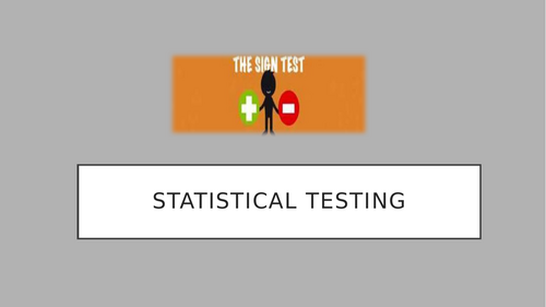 AQA AS Psychology: Research methods: Sign test | Teaching Resources