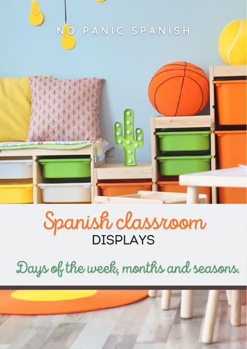 Spanish Display | Days, months and seasons | Teaching Resources