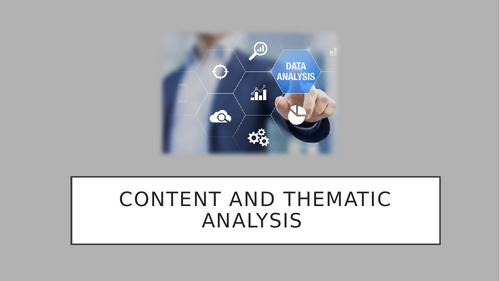 AQA A Level Psychology: Research methods: Content and thematic analysis ...