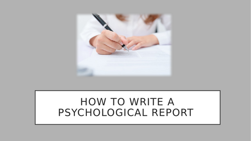 AQA A Level Psychology: Research methods: How to write a psychological ...
