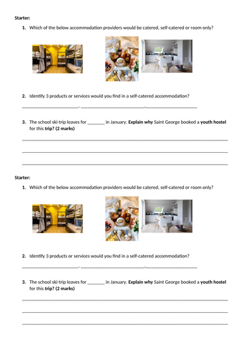 Full component 1 lessons for BTEC Tech Travel and Tourism | Teaching ...