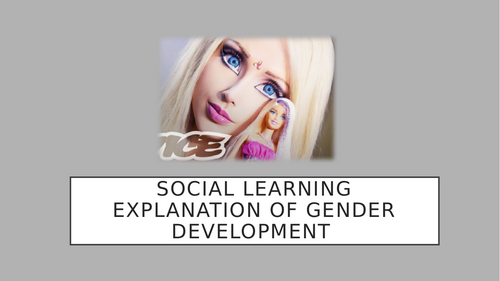 AQA A Level Psychology: Gender: Social learning theory explanation of gender | Teaching Resources