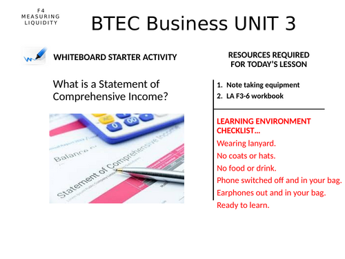 Unit 3 - Personal and Business Finance | Teaching Resources
