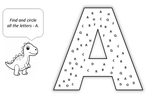 Find and circle the letters | Teaching Resources
