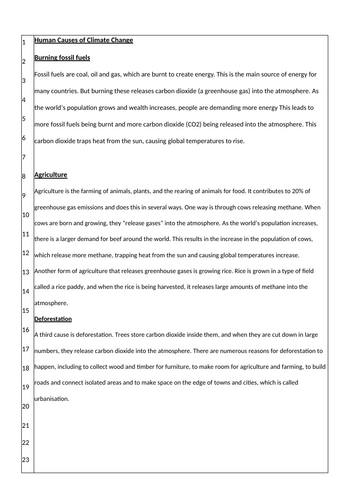 Evidence of Climate Change | Teaching Resources