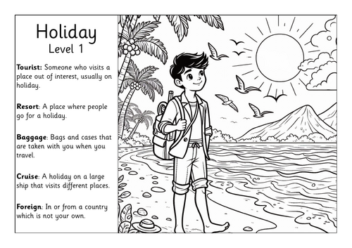 Word of the Day Workbook - Holidays - Level 1 | Teaching Resources