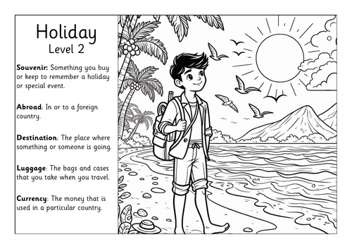 Word of the Day Workbook - Holidays - Level 2 | Teaching Resources