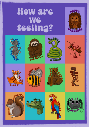 Emotions Animal Explorer: Complete Digital Bundle Display and Activity ...