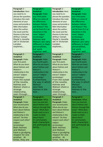 The Sign of Four KS4 Scheme of Work Full - English Literature ...