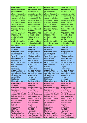 The Sign of Four KS4 Scheme of Work Full - English Literature ...