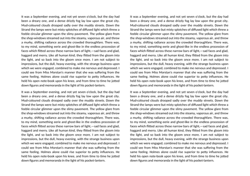 The Sign of Four KS4 Scheme of Work Full - English Literature ...