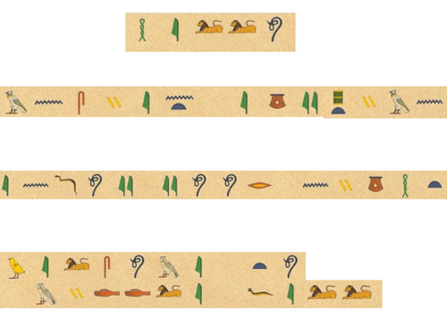 Egyptian hieroglyphics crack the code | Teaching Resources