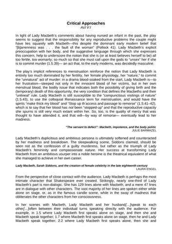 Macbeth by William Shakespeare (play) A Level Literature Unit of Work ...