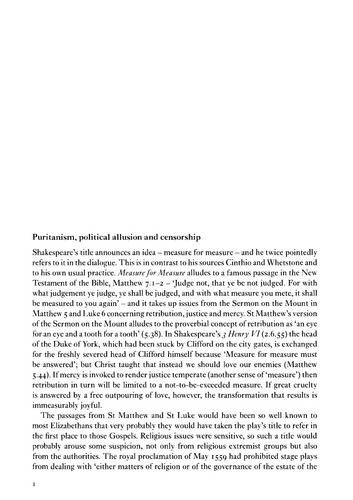 Measure for Measure - William Shakespeare (play) A Level Literature ...