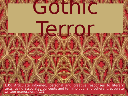 The Italian by Ann Radcliffe - Gothic novel - A Level Literature Unit ...