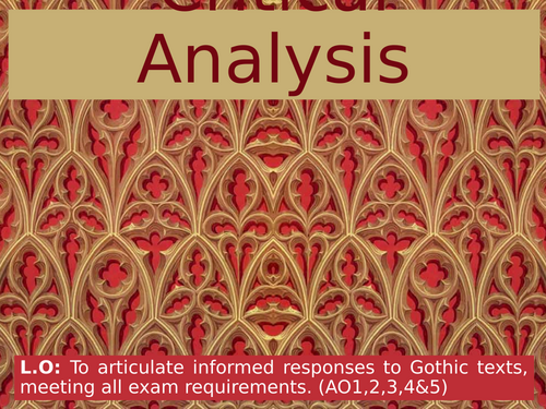 The Italian by Ann Radcliffe - Gothic novel - A Level Literature Unit ...