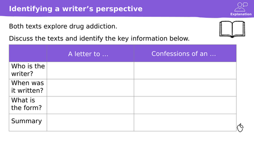 Comparing Non fiction texts drugs english language paper 2 | Teaching ...