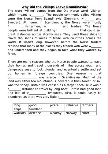 KS2 Viking activities | Teaching Resources