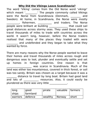 KS2 Viking activities | Teaching Resources