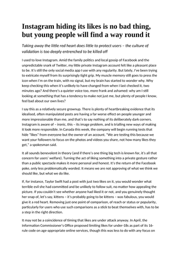 Black Mirror 'Nosedive' Talk Assessment (Higher/National 5) | Teaching Resources