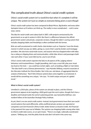 Black Mirror 'Nosedive' Talk Assessment (Higher/National 5) | Teaching Resources