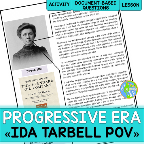 Ida Tarbell Point of View, Progressive Era | Teaching Resources