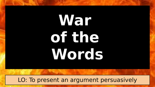 KS3 Oracy scheme: War of the Words | Teaching Resources