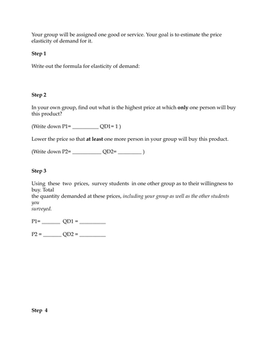 The Stretch and Squeeze of Elasticity | Teaching Resources