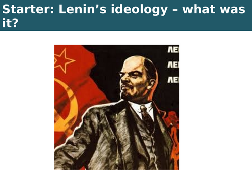 Edexcel A Level Lenin Resources | Teaching Resources