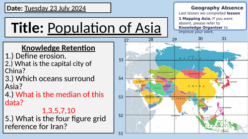 Human Features of Asia - A Case Study (Full SOW) (KS3 - Key Stage 3 ...
