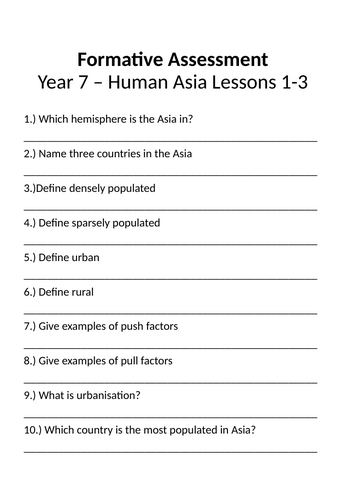 Population Pyramids - KS3 (Key Stage 3) | Teaching Resources