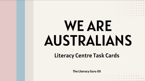 HUGE Resource Bundle - We Are Australians - Student Workbook - Task ...