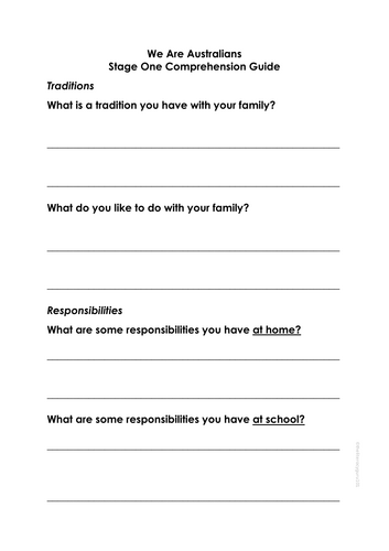 HUGE Resource Bundle - We Are Australians - Student Workbook - Task ...
