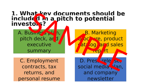 Level 3 BTEC Business - Unit 19: Pitching for a new Business (All ...